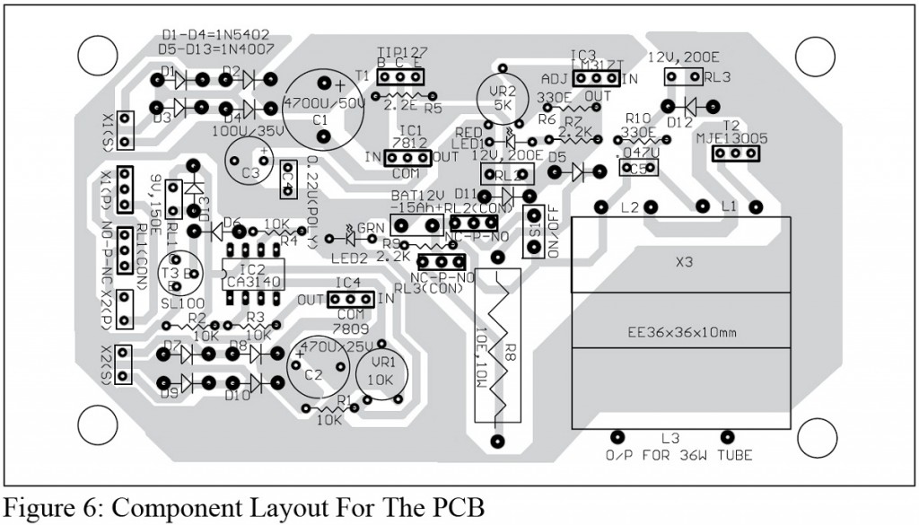Advance Emergency Light Circuit - Engineering Projects