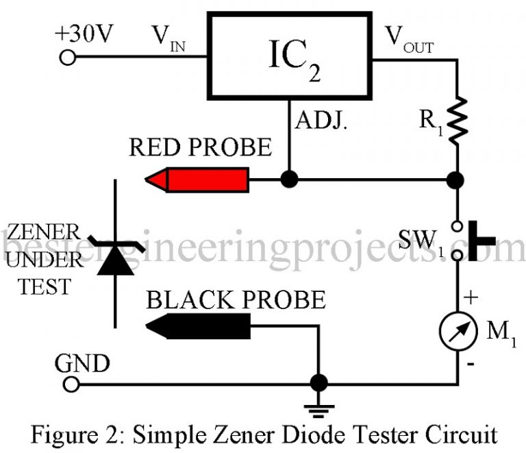 Zener Diode Tester Circuit - Engineering Projects Zener Diode Tester Circuit - Engineering Projects