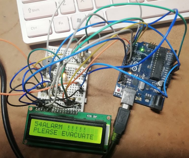 Earthquake detector | Indicator Circuit using Vibration Sensor