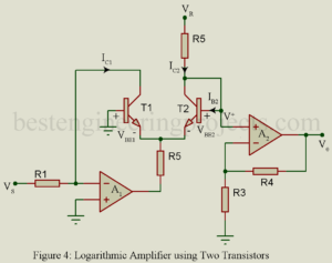 Logarithmic Amplifier using Diode and Transistor - Engineering Projects
