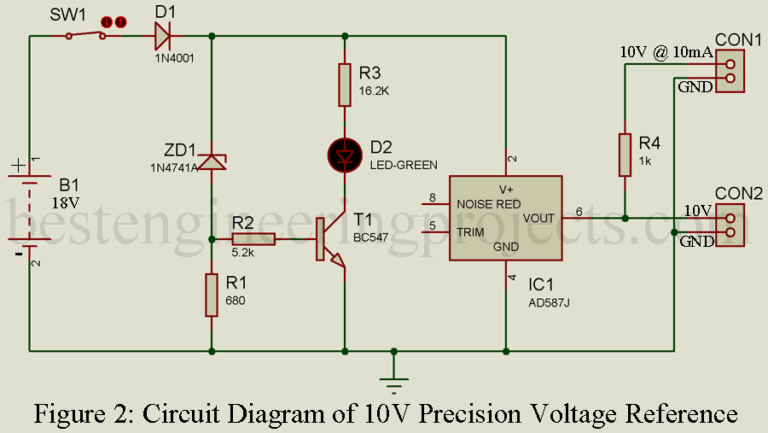 Precision Voltage Reference Circuit - Engineering Projects