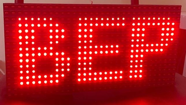 Interfacing P10 LED Display with Arduino - Engineering Projects