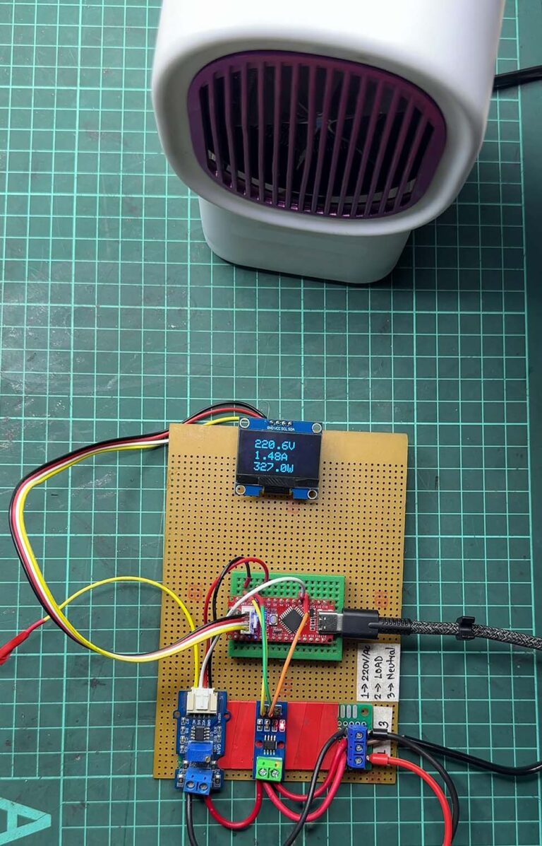 How To Build An Ac Power Monitor Using Arduino And Acs712 Engineering